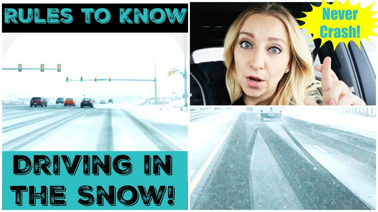 How to Drive in the Snow Tutorial and What Rules to Know! Don't Slide ...